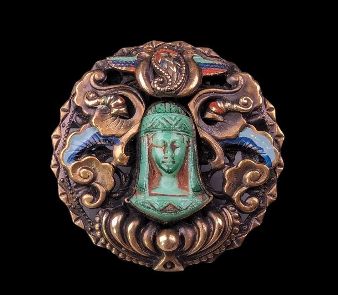 Neiger Brooch Chinoiserie - Etsy