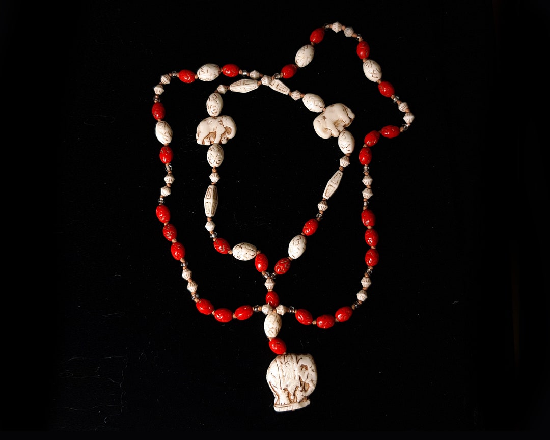 Vintage Max Neiger Art Deco Necklace - Etsy