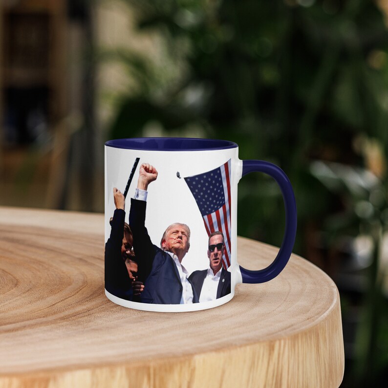 Limited Edition Assassination Attempt Image | Iconic Trump Mug – "fight ...