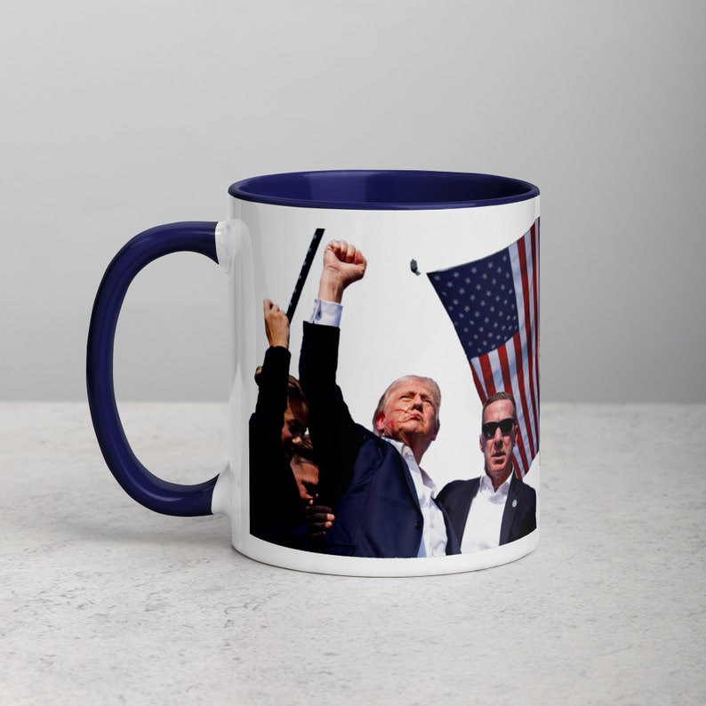 Limited Edition Assassination Attempt Image | Iconic Trump Mug – "fight ...