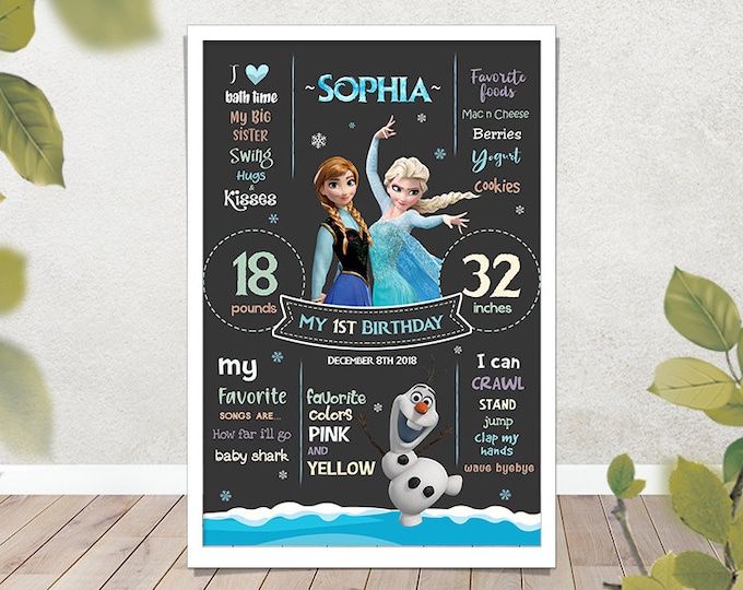 Frozen Party Favour Bags, Elsa Decorations, First Birthday, Snowflake ...