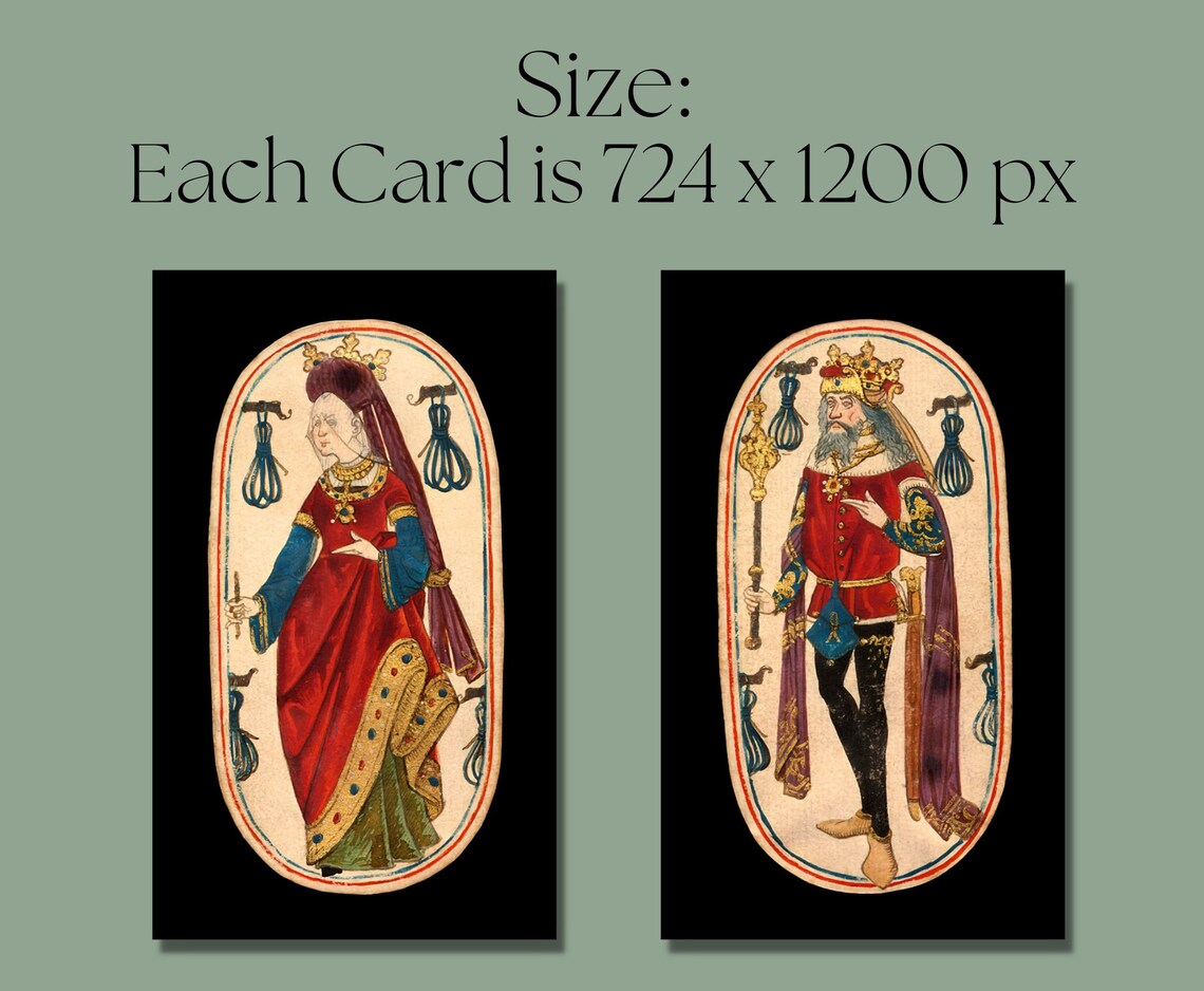 Medieval Cloisters Playing Cards 1475 • World's Oldest Complete Deck ...