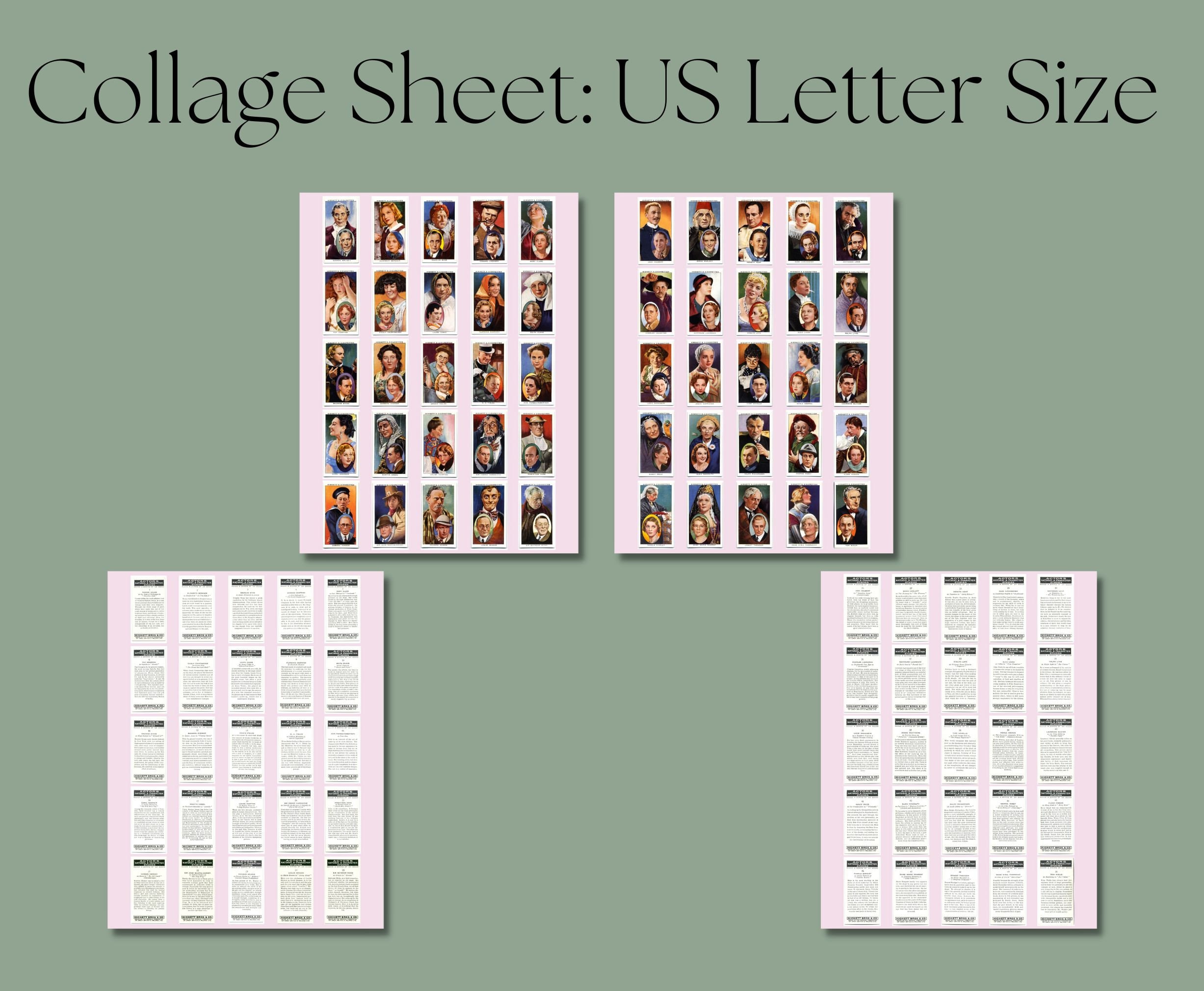 Printable actors Natural and Character Studies - Etsy