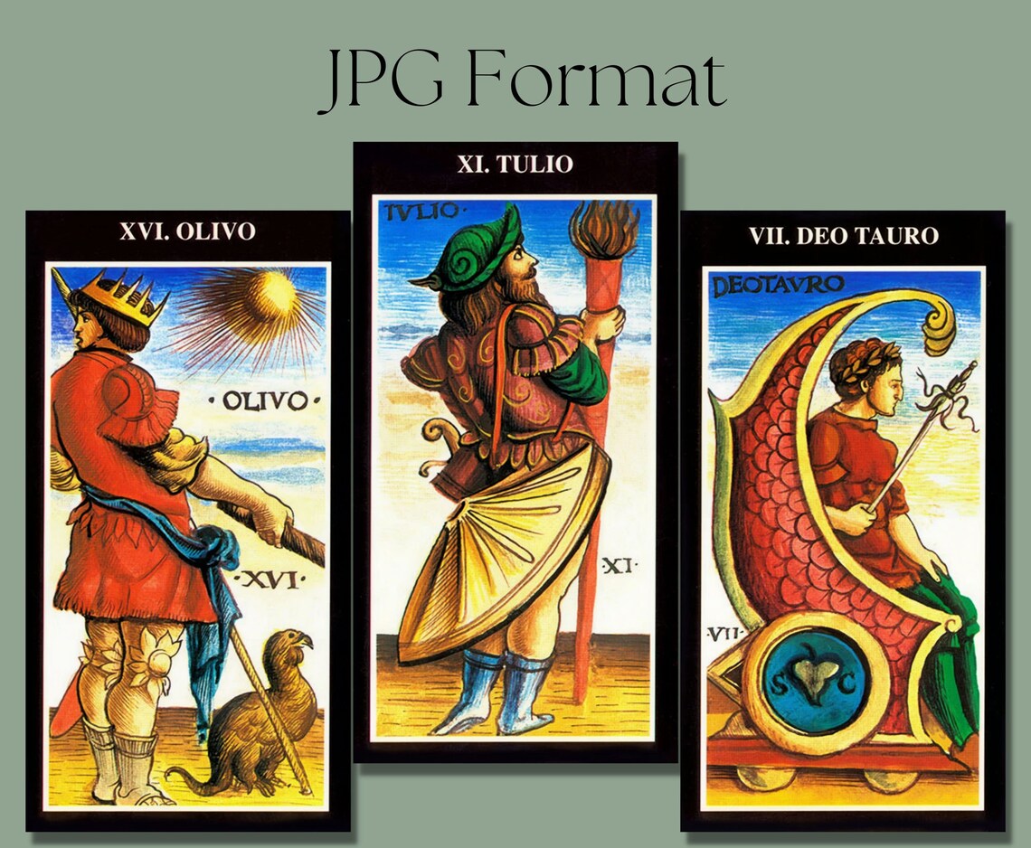 Printable sola-busca Tarot Card Deck, High Resolution Complete Set ...