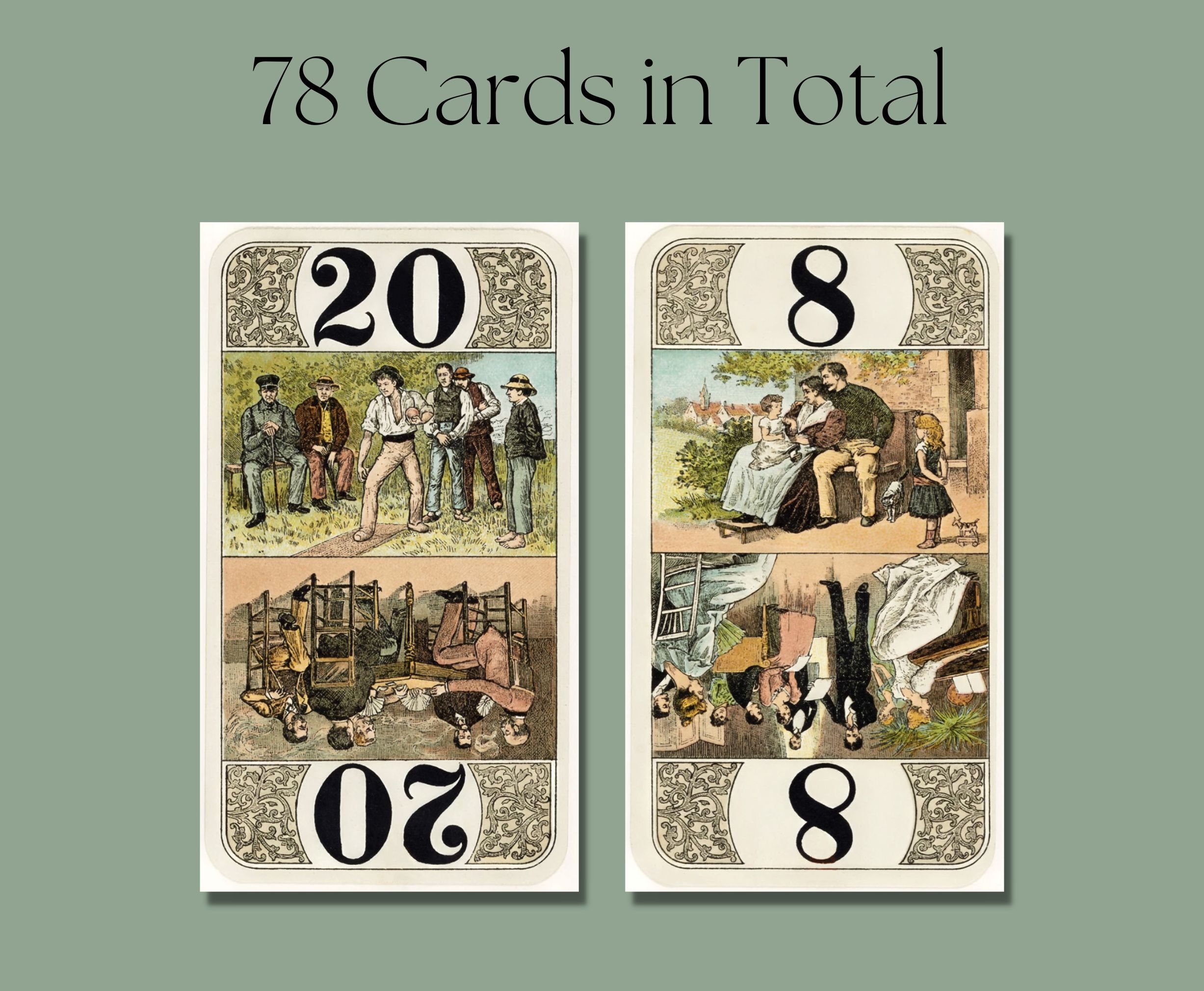 Printable nouveau Tarot Card Deck, High Resolution French Tarot Card ...