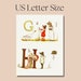 Printable Vintage Alphabet Pages, Alphabet Flashcard Digital Download ...