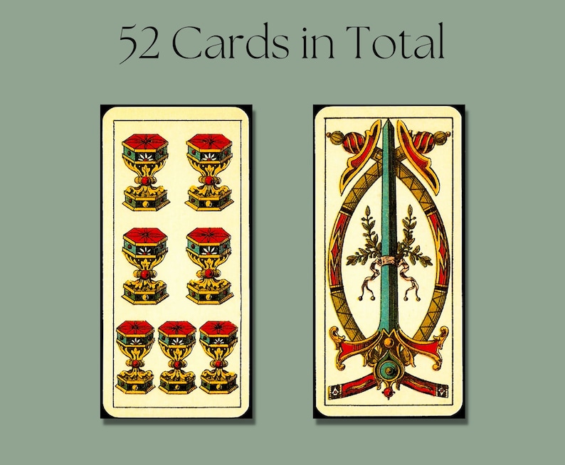 Printable trevigiane Playing Cards Full Deck, High Resolution Italian ...