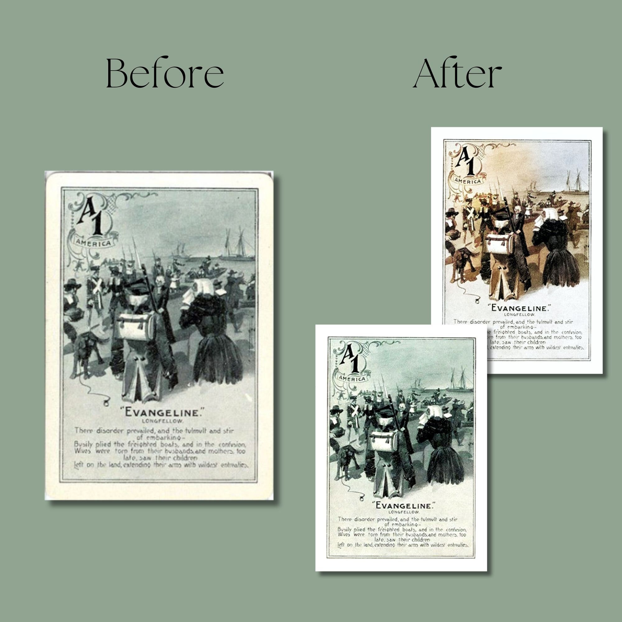 Vintage 'poems' Playing Cards Full Deck, 19th Century Cards, History of ...