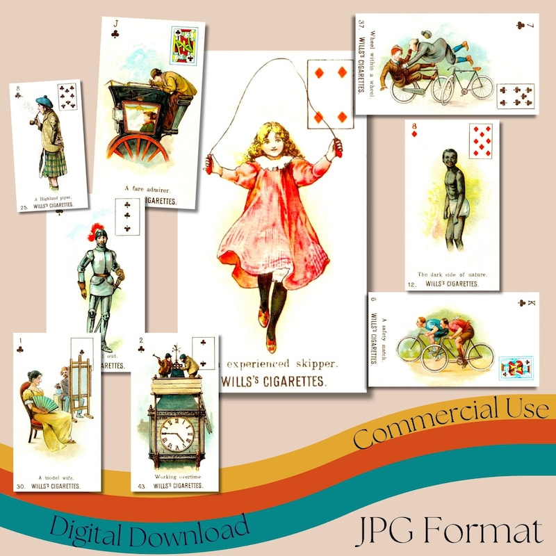 Cigarette Cards - Etsy UK