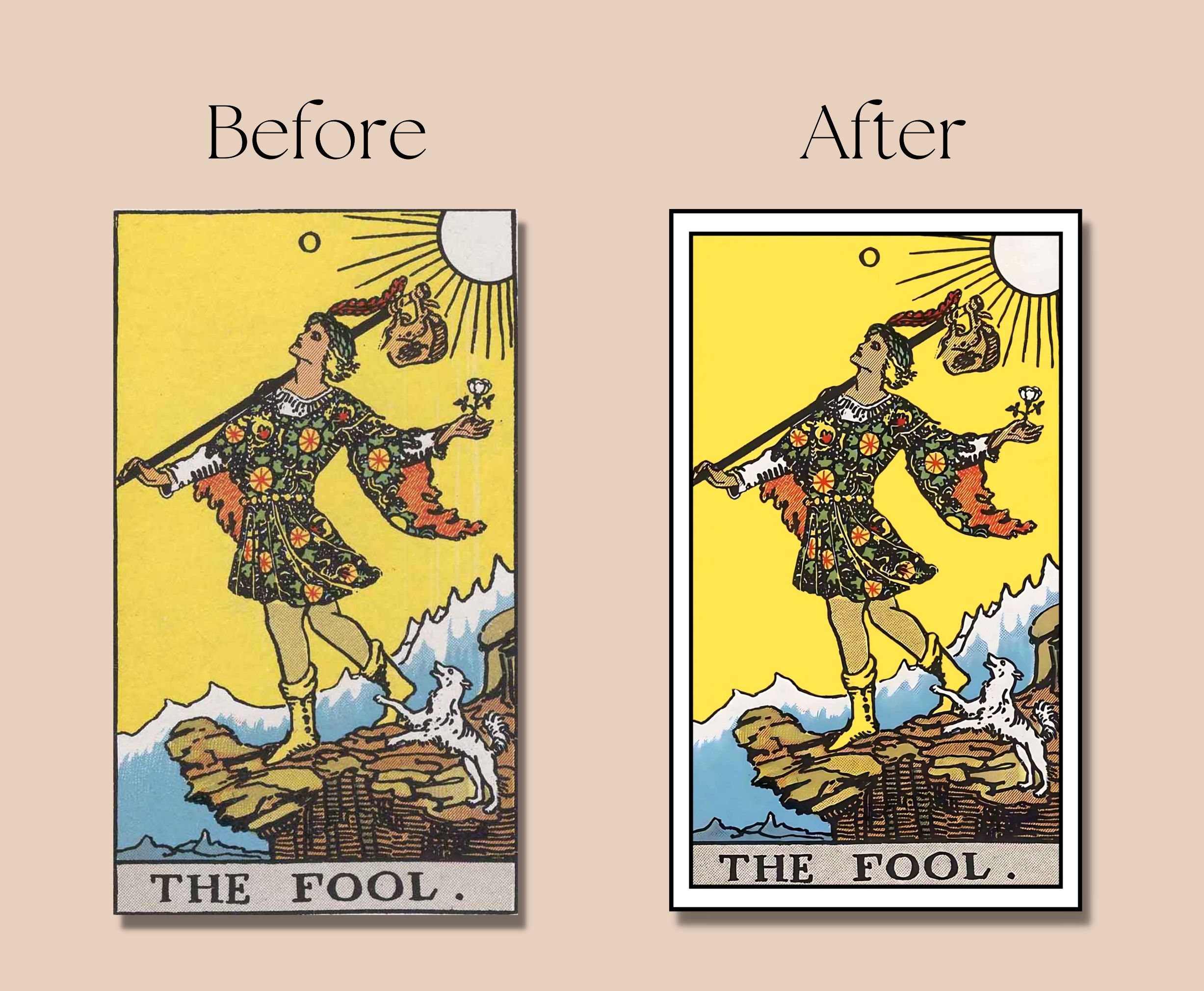 Baraja de Tarot Rider Waite Smith restaurada imprimible • Cartas de ...