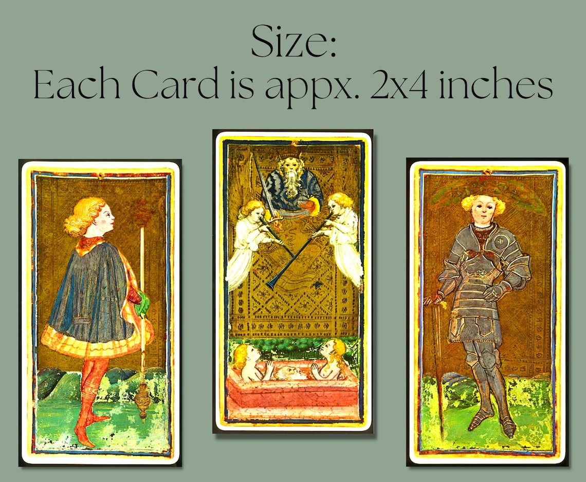 Printable visconti-sforza Tarot Tarot Card Deck - Etsy