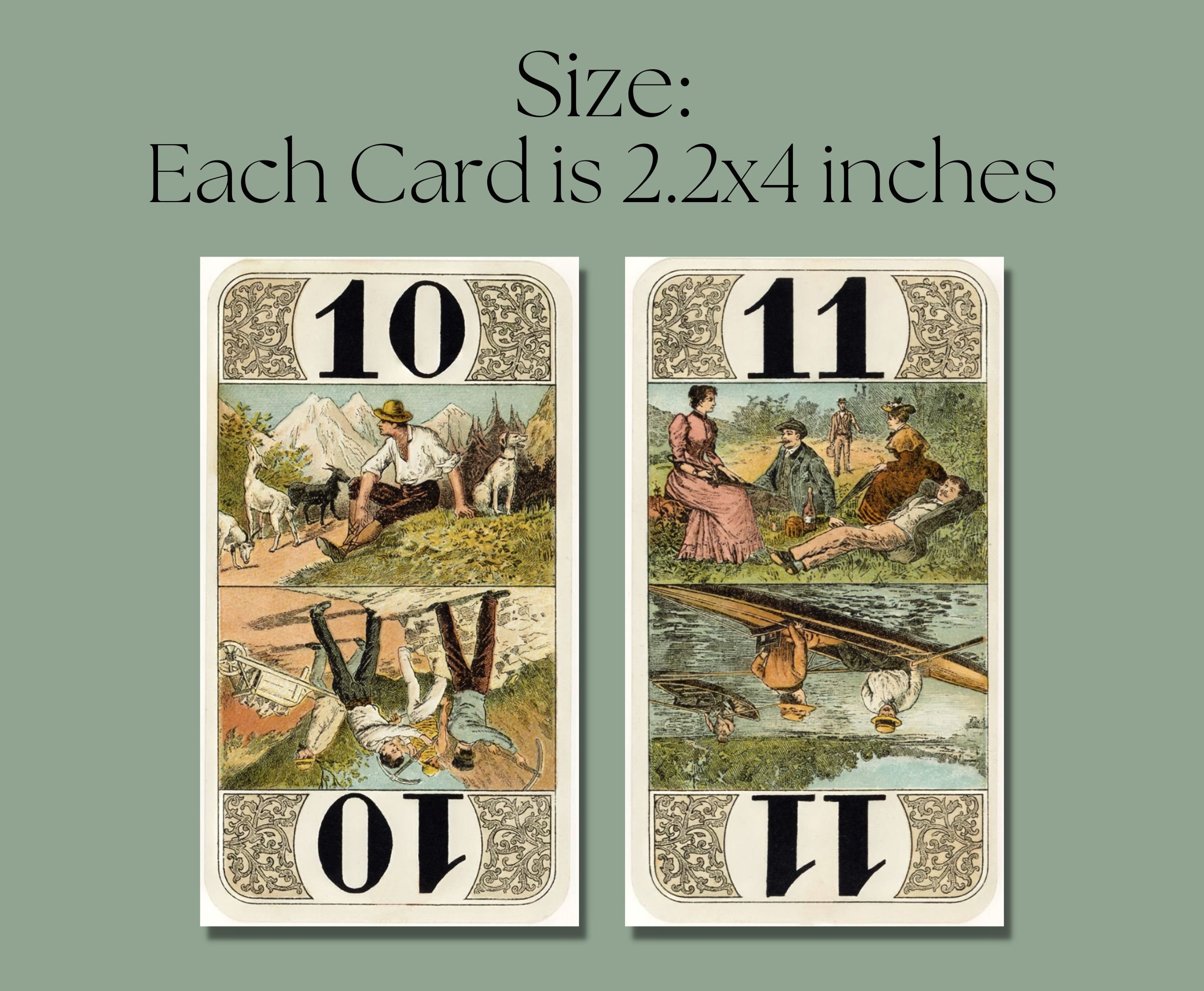 Printable nouveau Tarot Card Deck, High Resolution French Tarot Card ...