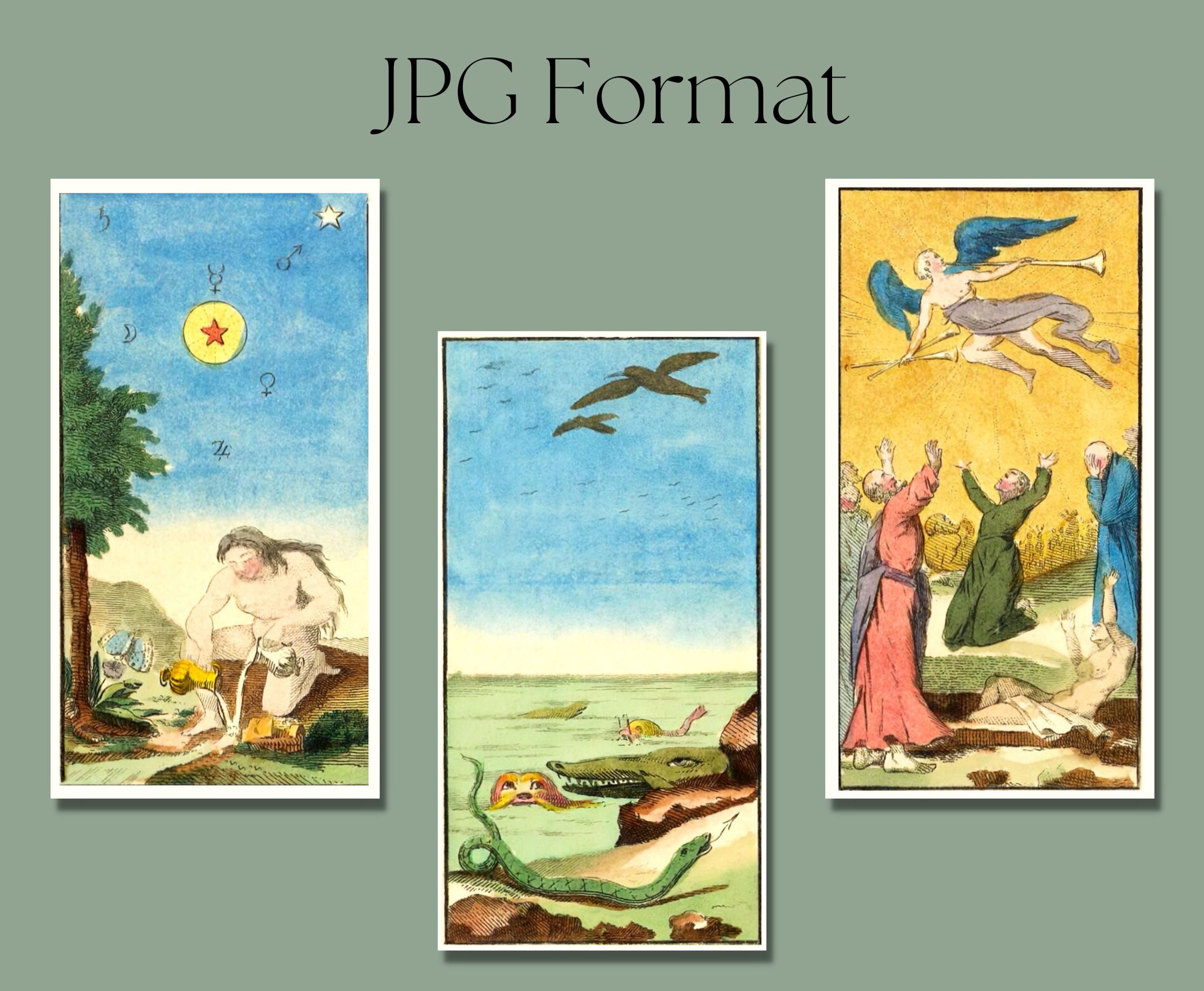 Printable etteillas Livre De Thot Tarot Card Deck, High Resolution ...