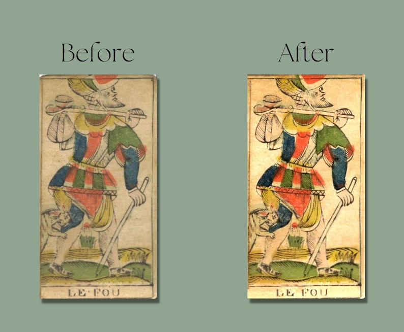 Printable tarot De Besançon Tarot Card Deck, High Resolution French ...