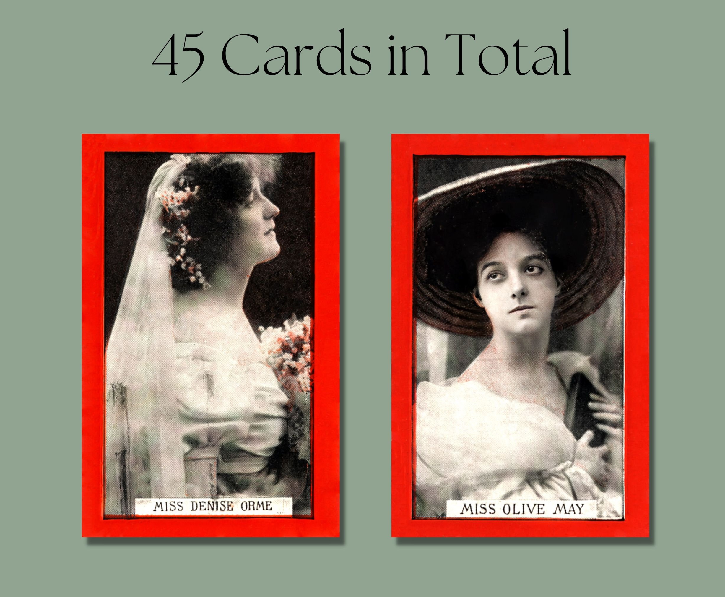 Printable actors and Actresses Cigarette Cards Vintage - Etsy