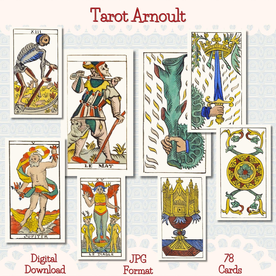 Arnoult Tarot 1748 • French Besançon Deck • Jupiter & Juno Cards ...