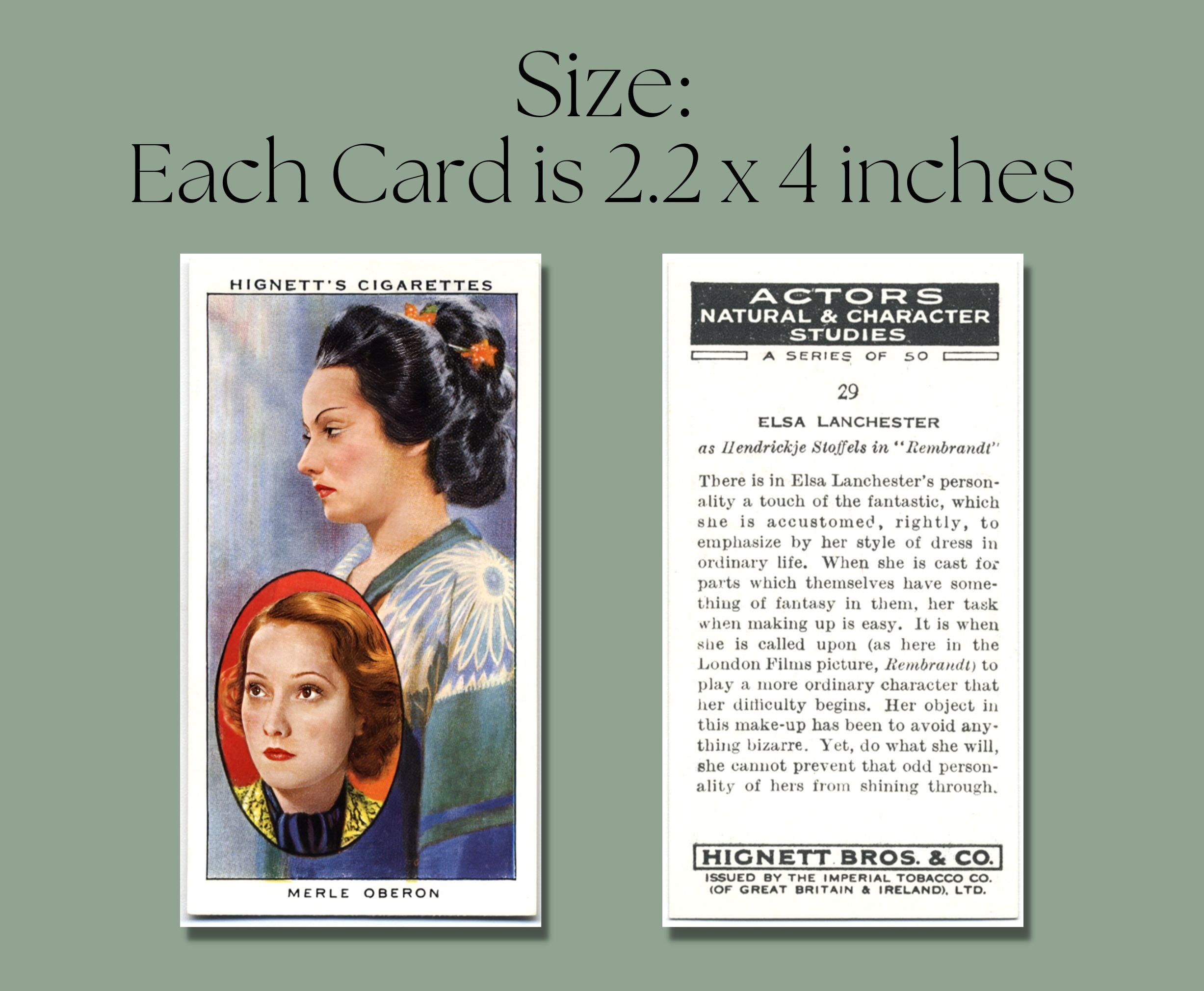 Printable actors Natural and Character Studies - Etsy