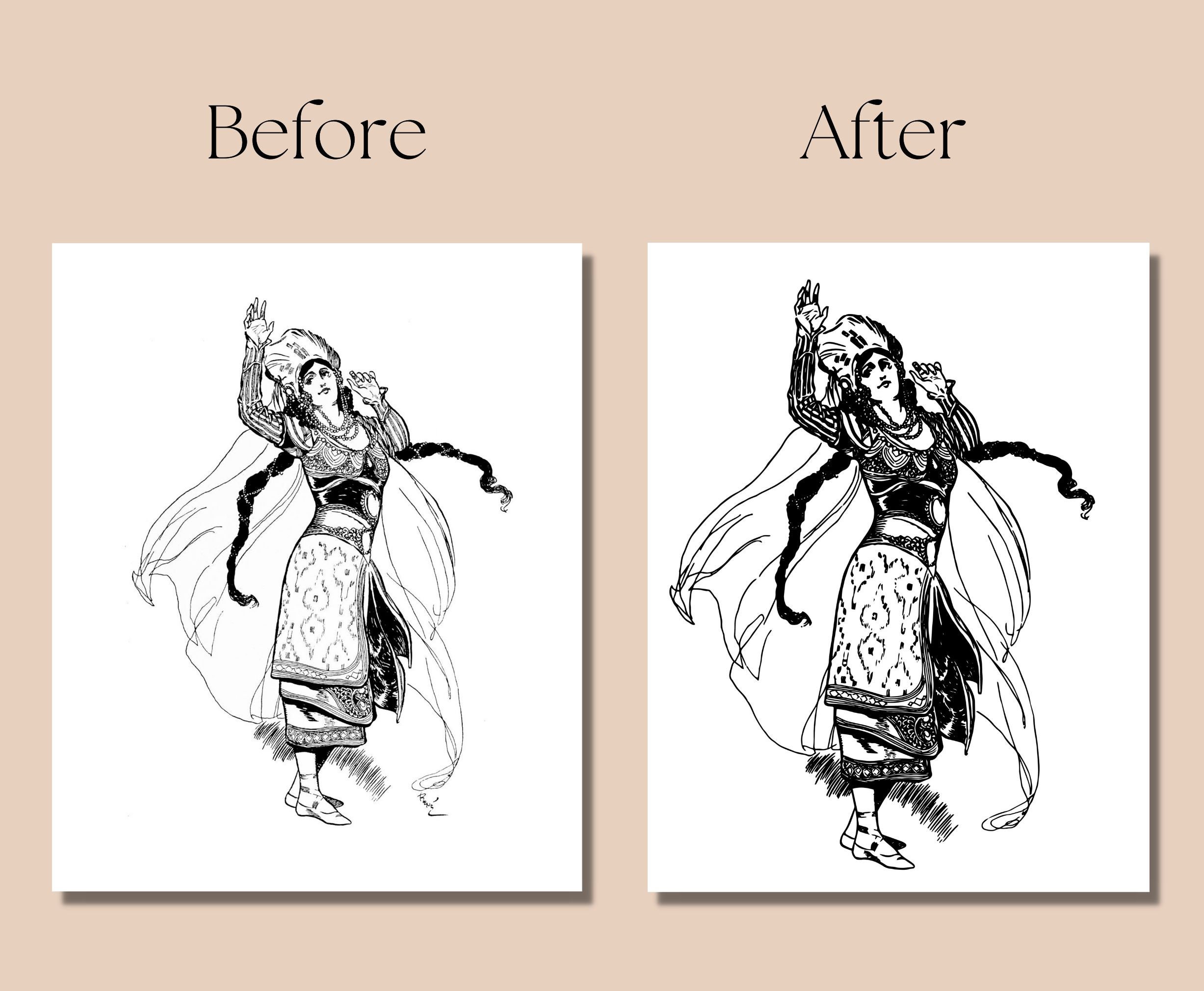 Printable by Rene Bull the Russian Ballet Illustrations, JPG & PNG ...