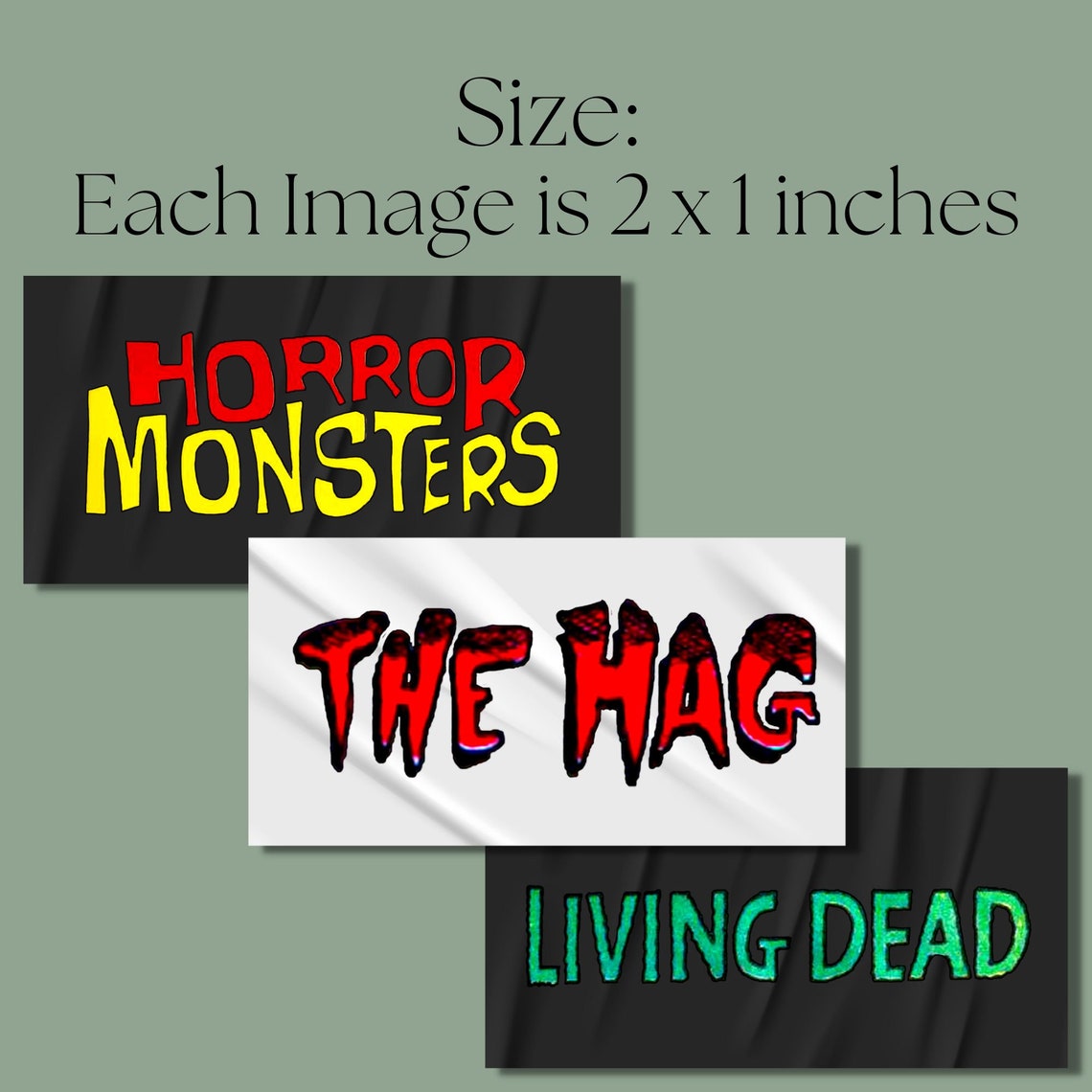 70 Vintage Horror Comic Word Labels • Scary Words & Sounds • Retro ...