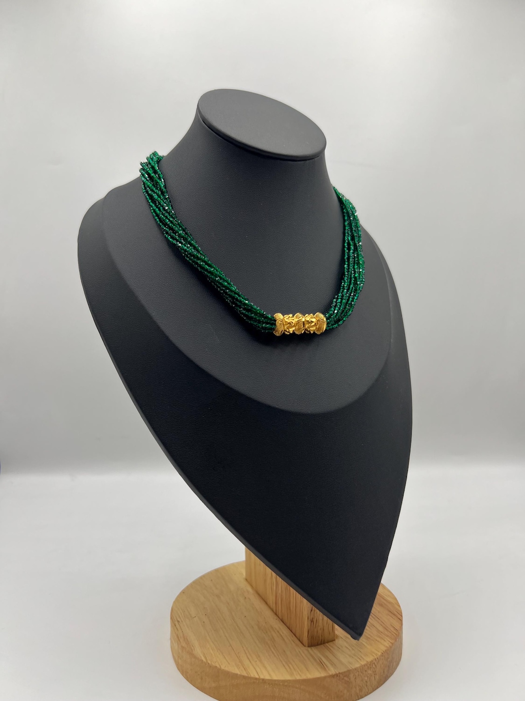 Green Kanchi Tilhari Necklace, Traditional Nepali Jewelry, Festive ...