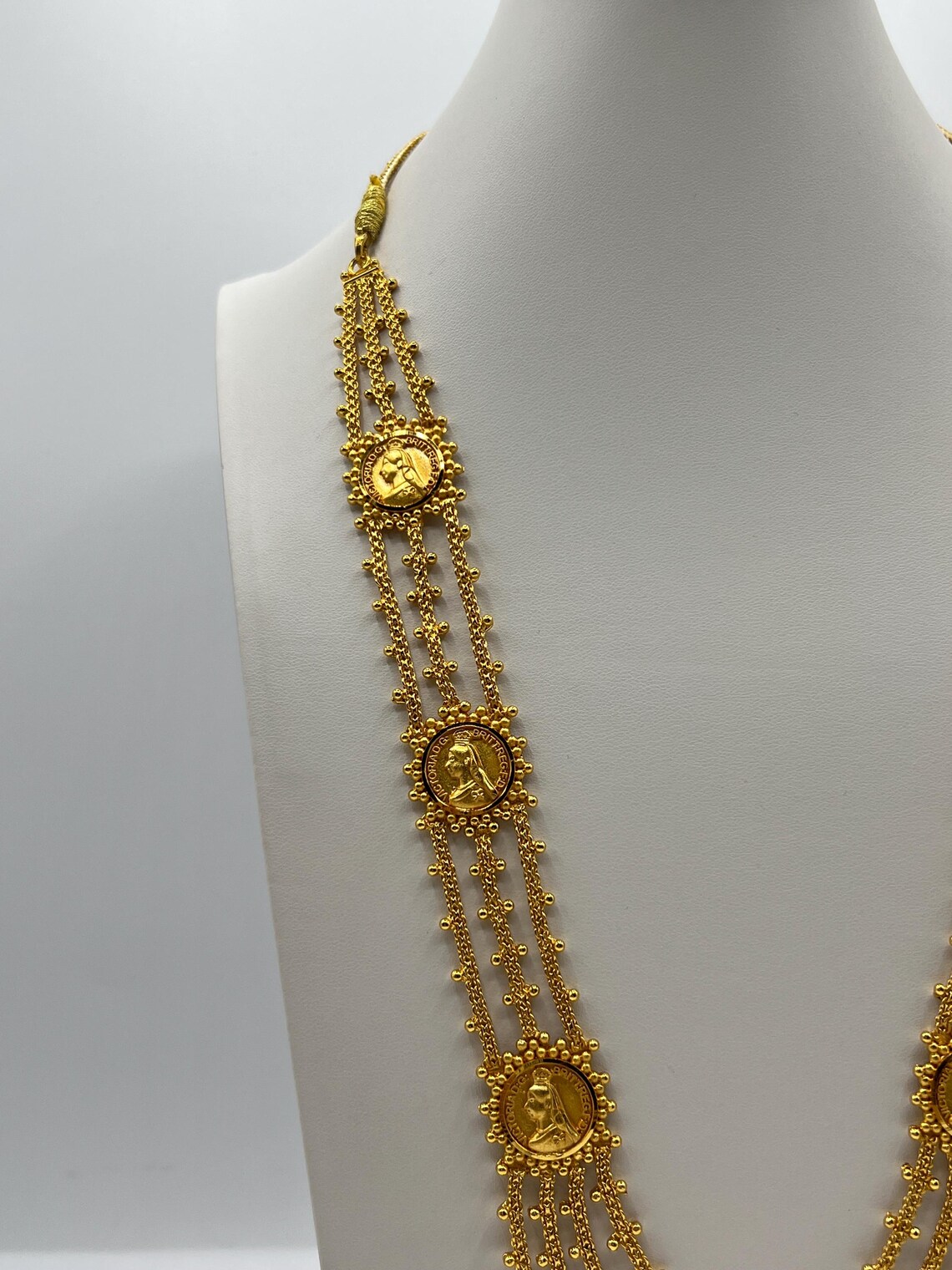 Gold Plated Coin Haar Nepali Jewellery Teej Jewellery Affordable Gold ...