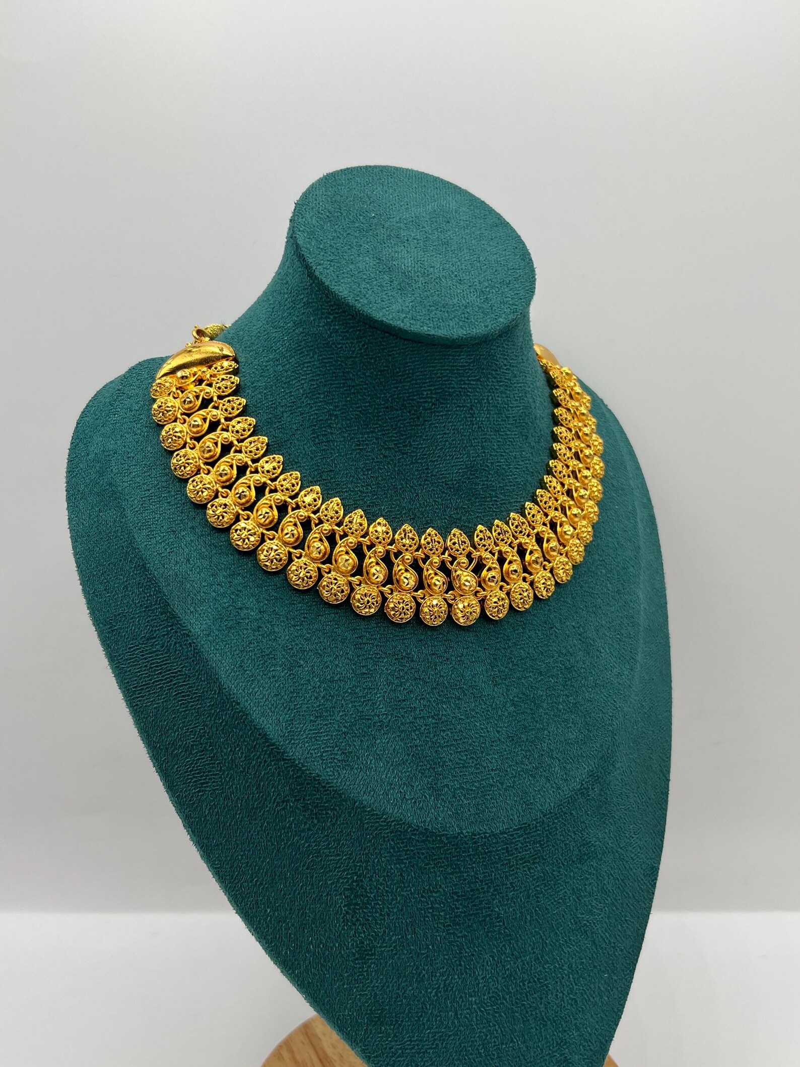 Luxury Gold Plated Mini Haar | Traditional Indian/nepali Necklace ...