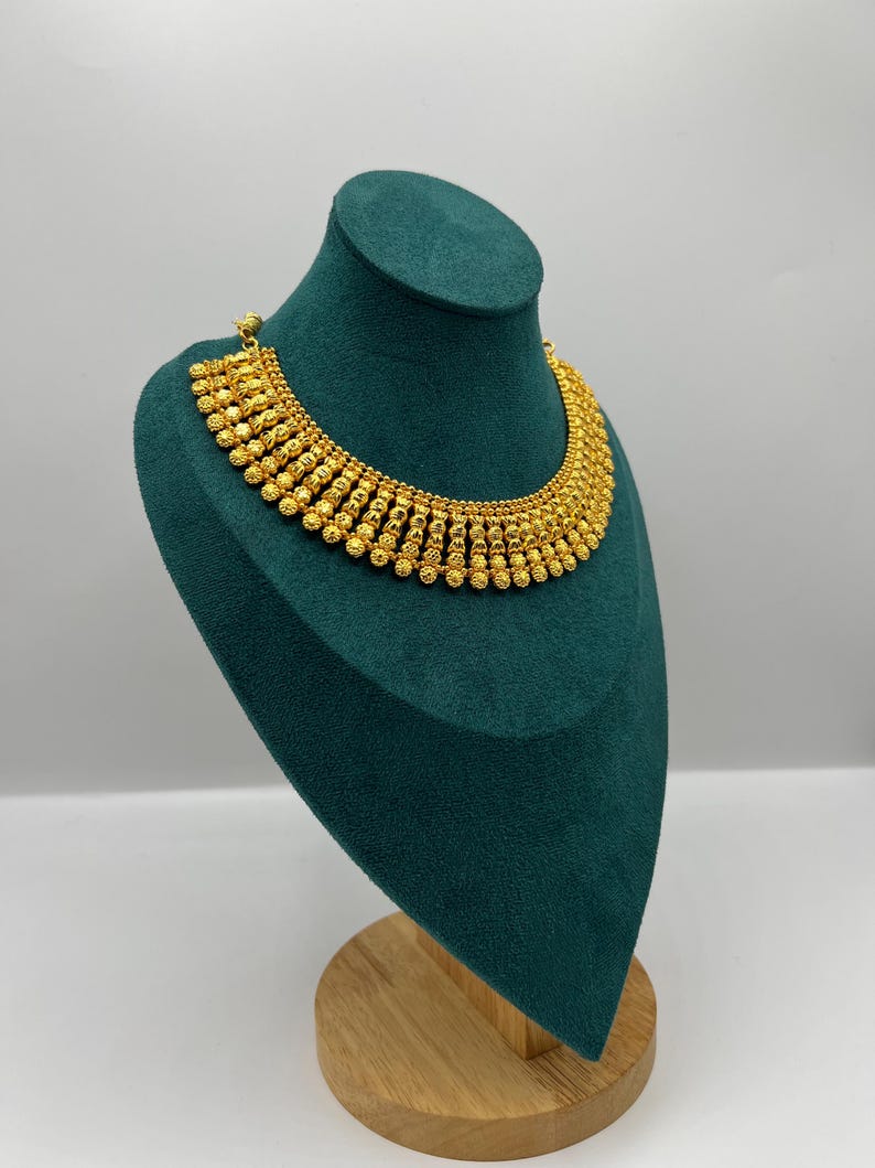 Luxury Gold Plated Mini Haar | Elegant Traditional Necklace | Indian ...