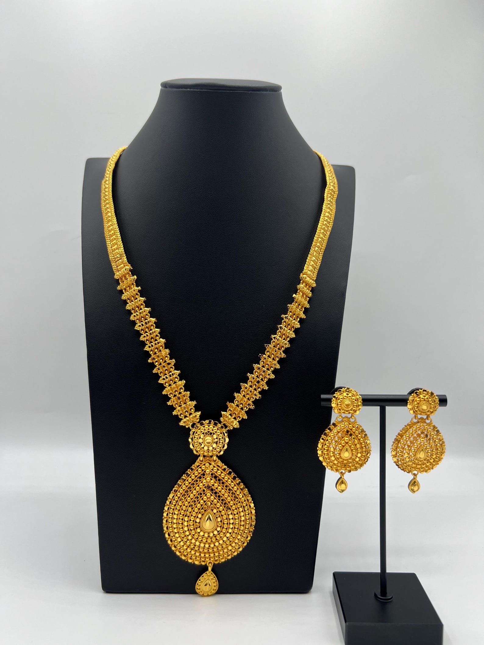 24k Gold Plated Rani Haar Set, Inspired by India, Pakistan, and Nepal. - Etsy