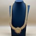 Heavy Gold Plated Temple Jewellery Set – Mini Necklace, Long Necklace ...