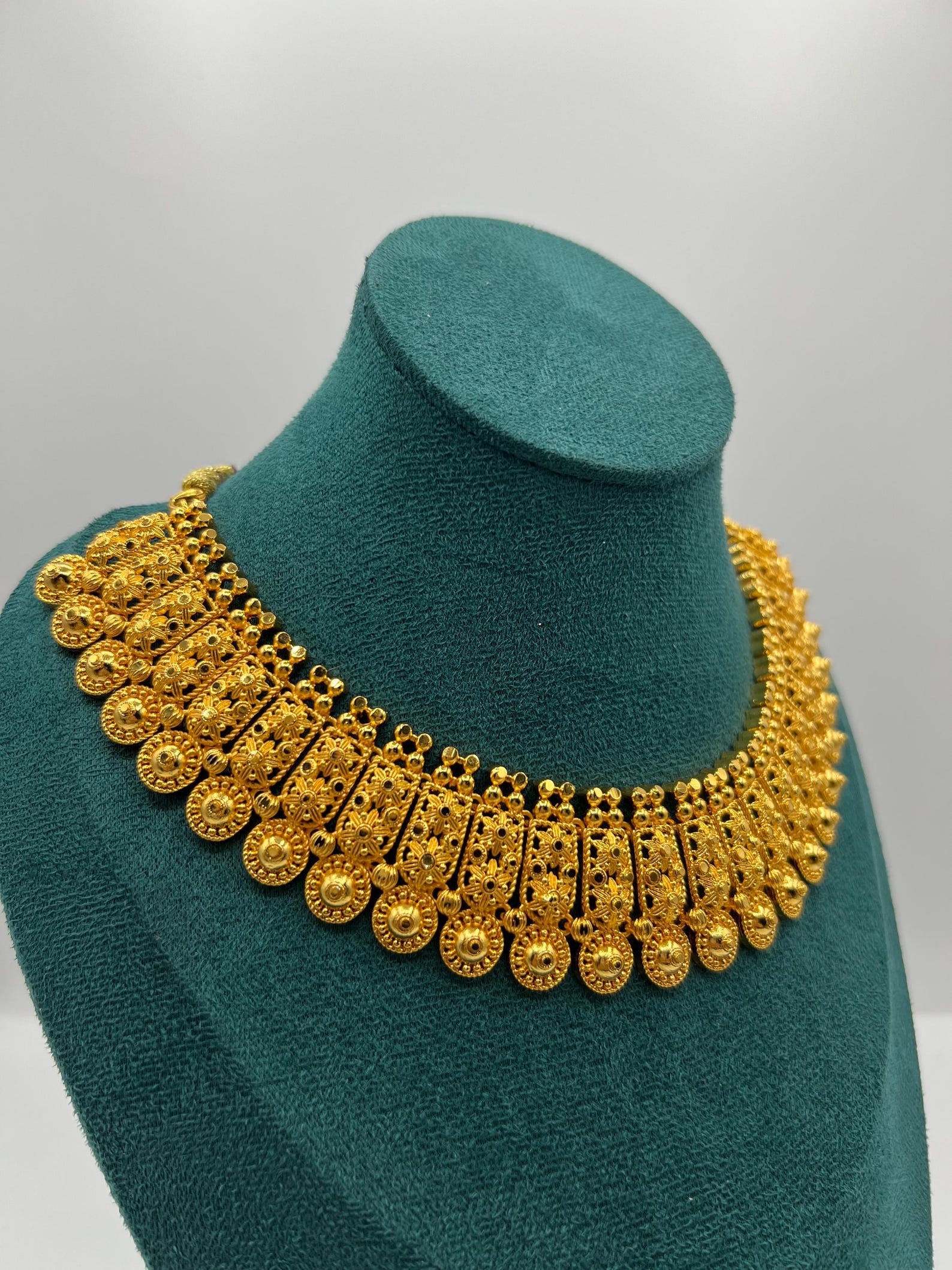 Luxury Gold Plated Mini Haar | Traditional Indian/nepali Necklace ...