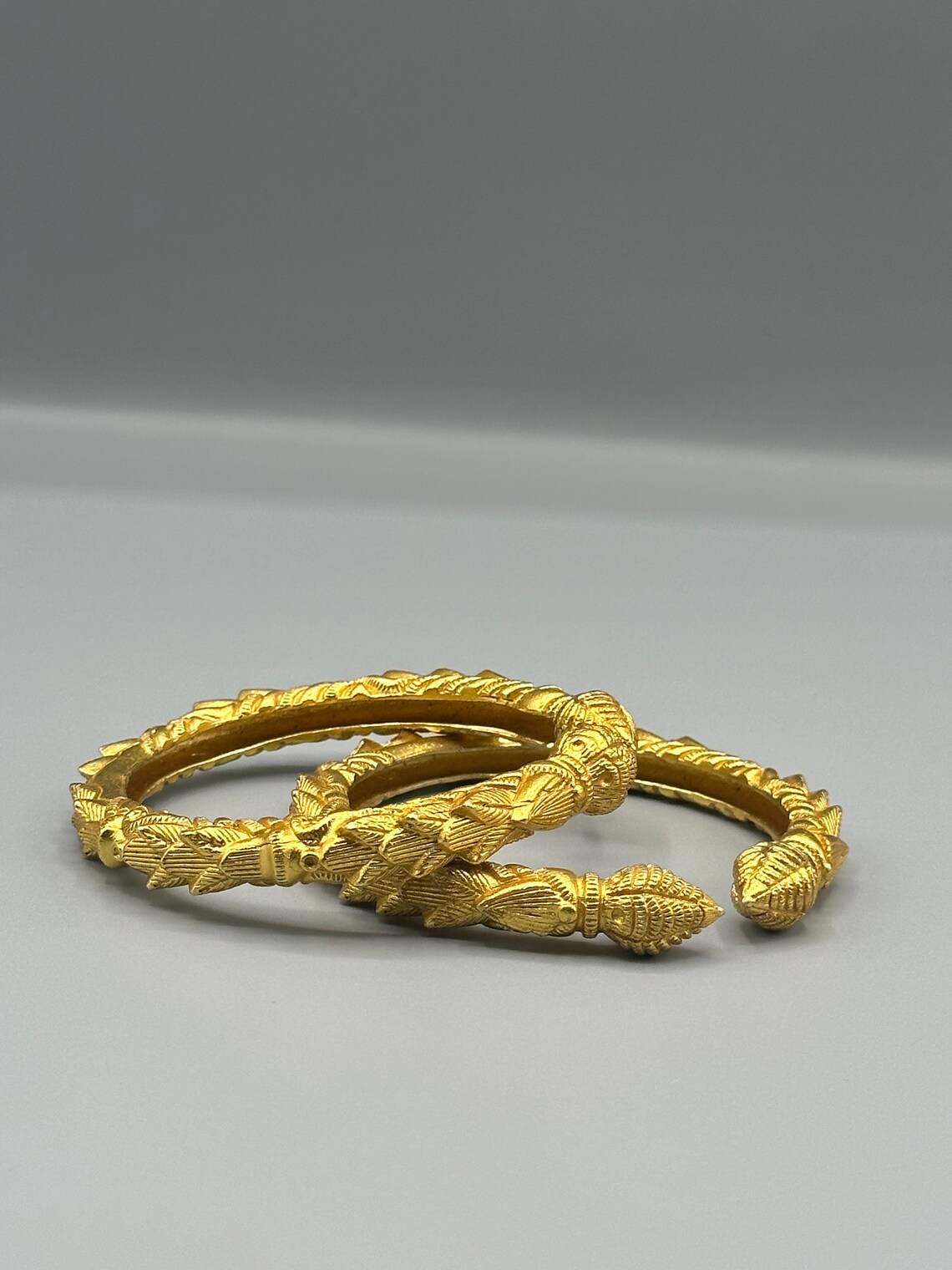 Adjustable 24k Gold-plated Bangles, Inspired by Indian, Pakistani, and ...