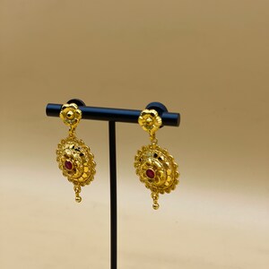 24k Gold Plated Mini Haar Set - Etsy