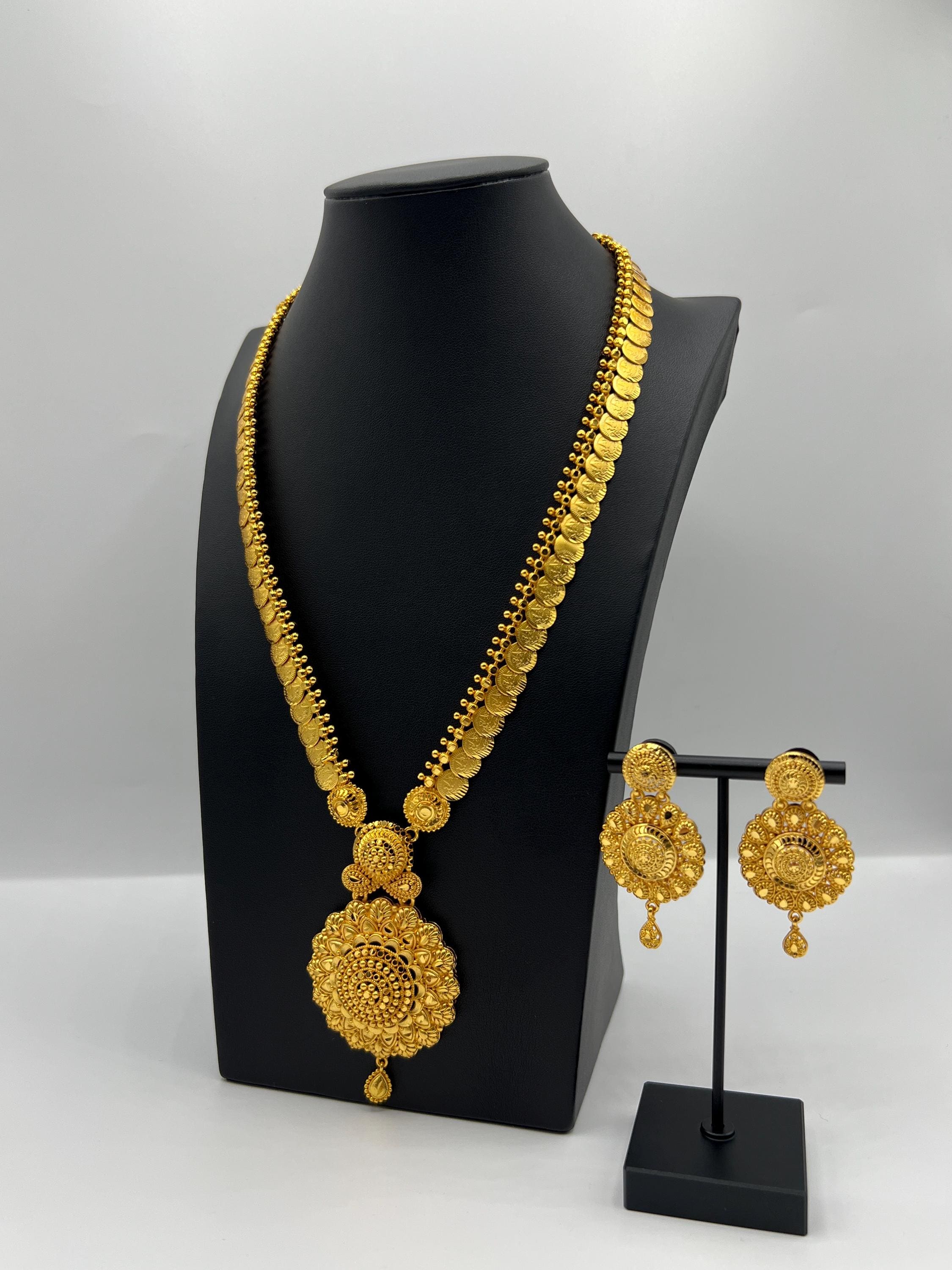 Coin Rani Haar Set Gold Plated Nepali Bridal Jewellery Traditional Teej ...