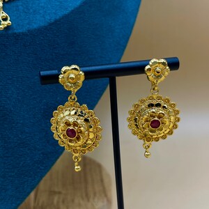 24k Gold Plated Mini Haar Set - Etsy