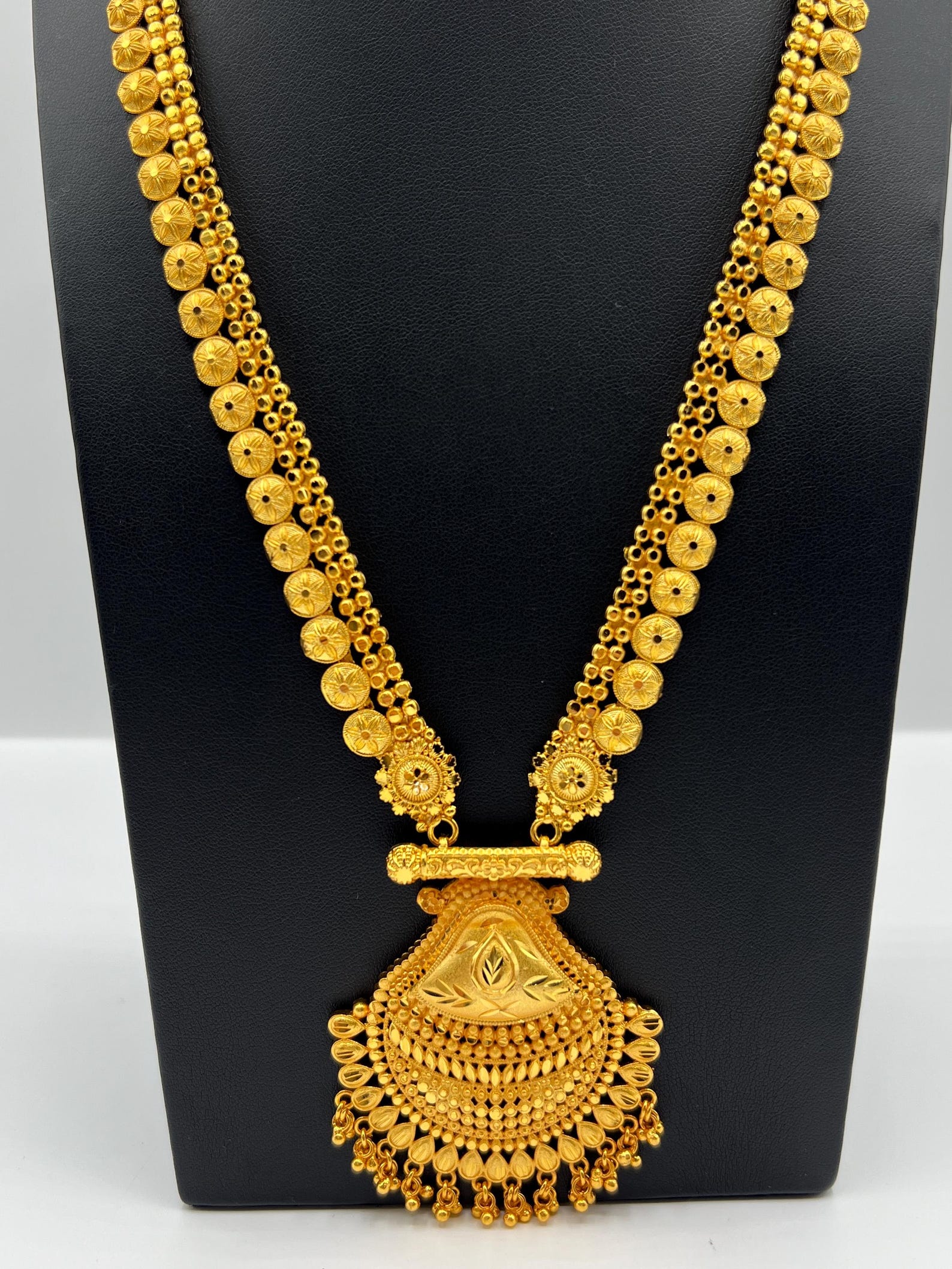 24k Gold Plated Rani Haar Set, Inspired by India, Pakistan, and Nepal ...
