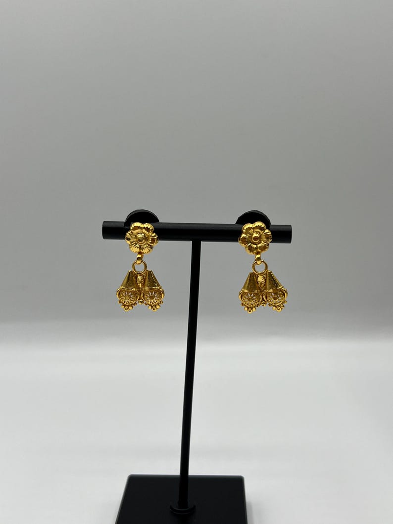 Gold Plated Mini Haar Set Bridal Necklace Traditional Indian Jewellery ...