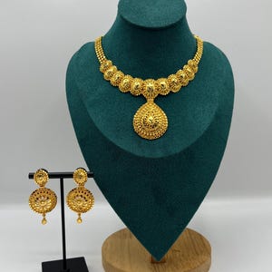 Mini Haar Gold Plated Nepali Jewellery Traditional Necklace Gift for ...