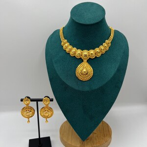 Mini Haar Gold Plated Nepali Jewellery Traditional Necklace Gift for ...