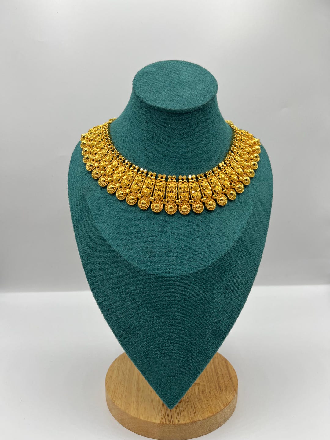 Luxury Gold Plated Mini Haar | Traditional Indian/nepali Necklace ...