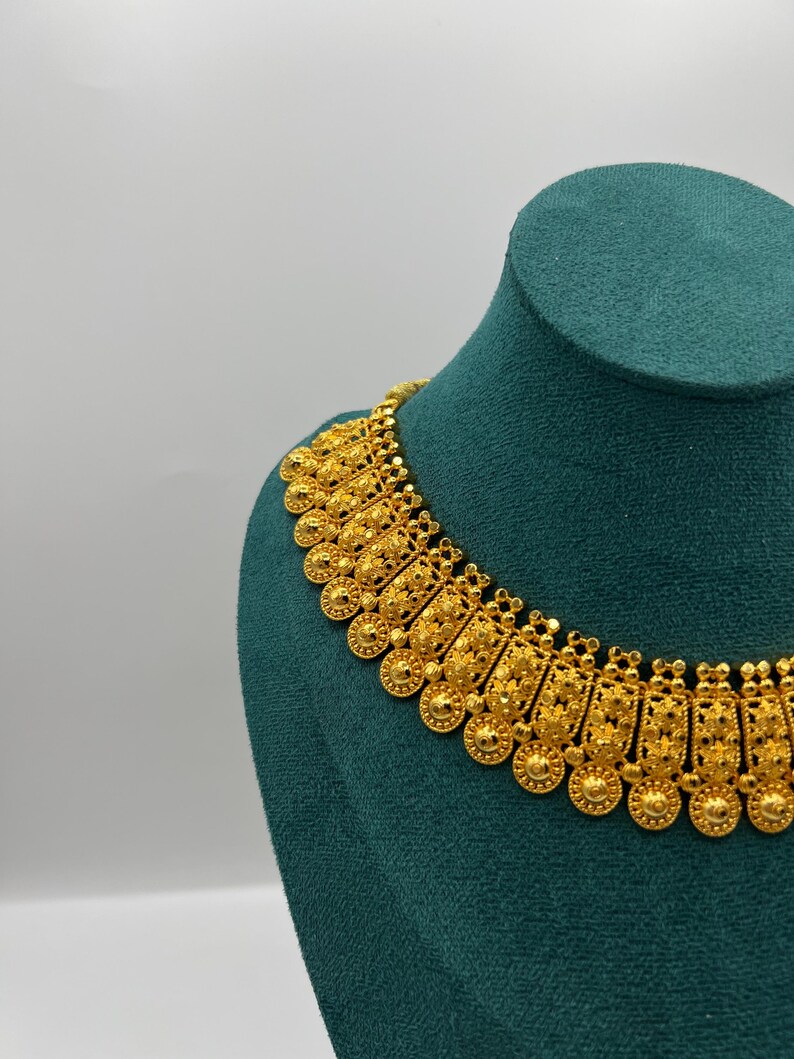 Luxury Gold Plated Mini Haar | Traditional Indian/nepali Necklace ...