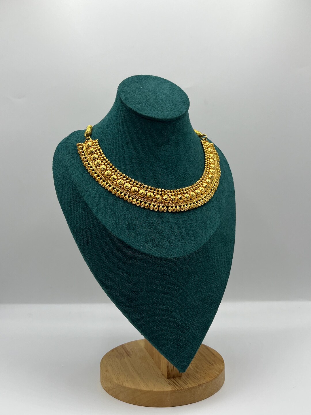 Gold Plated Mini Haar Necklace Traditional Nepali Jewellery Indian ...
