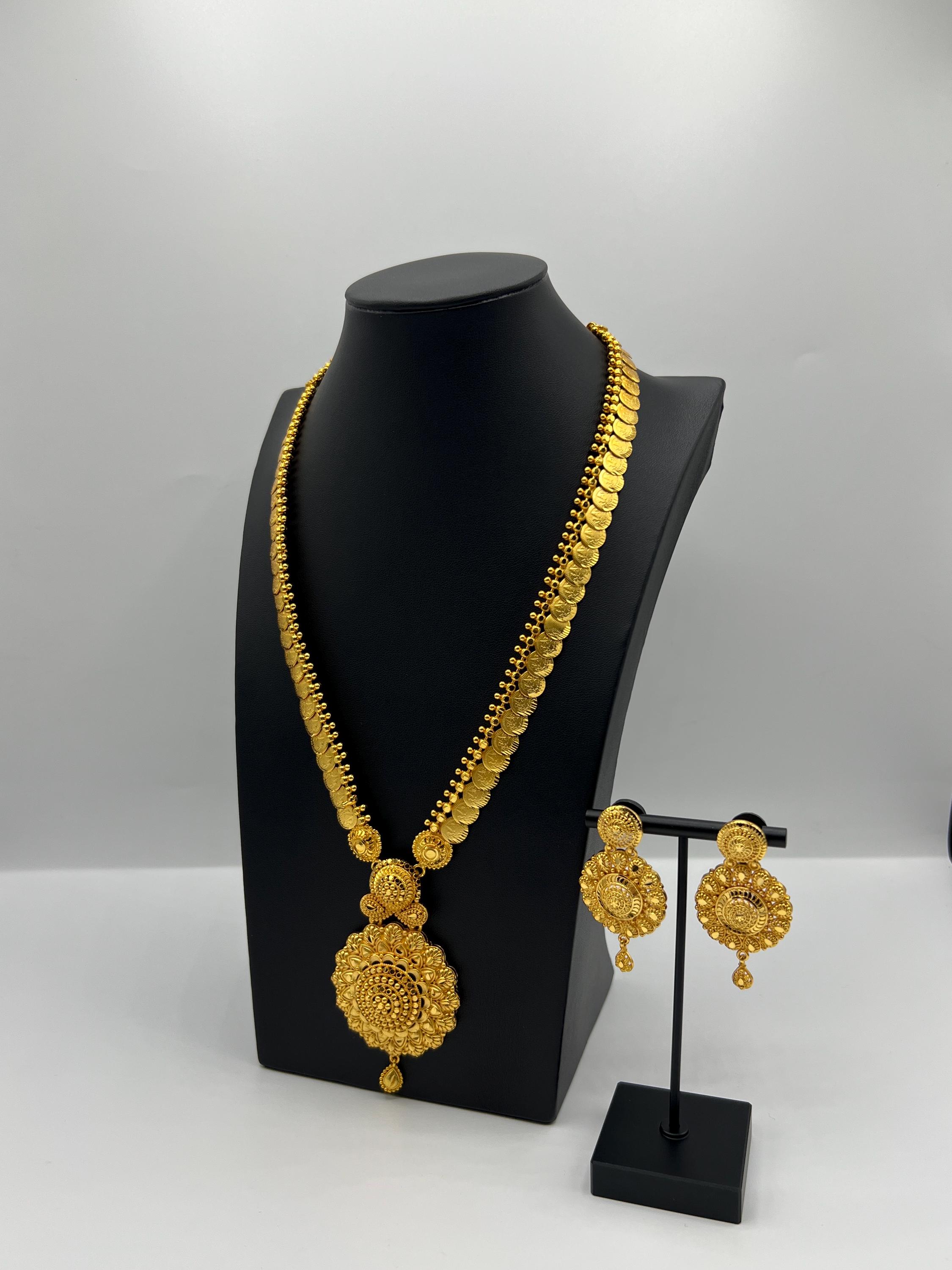 Coin Rani Haar Set Gold Plated Nepali Bridal Jewellery Traditional Teej ...