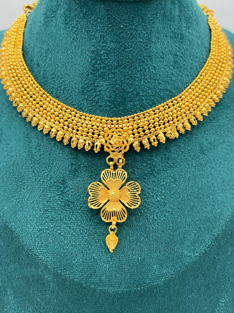 Gold Plated Mini Haar Bridal Jewellery Nepali Jewellery South Asian ...