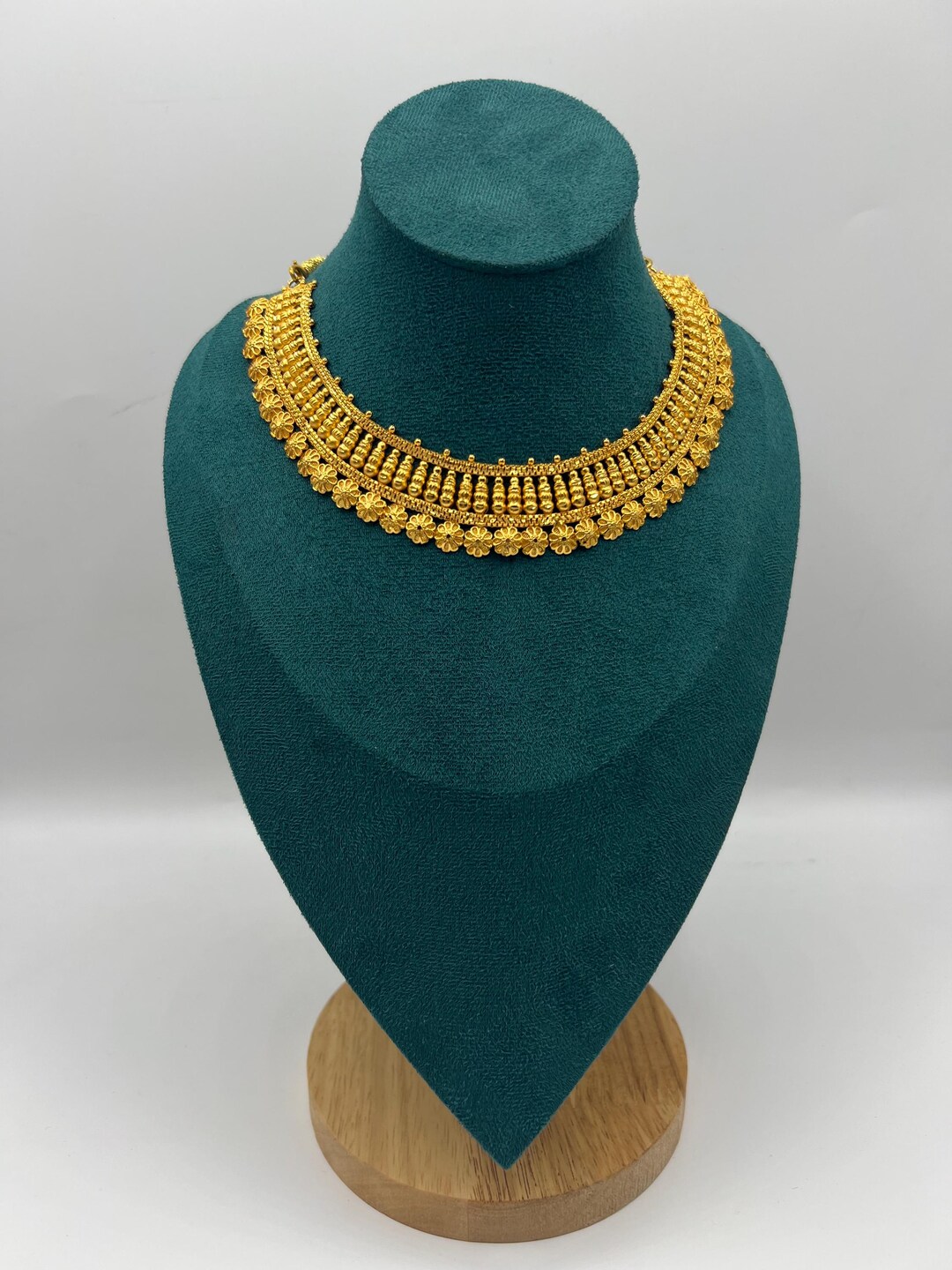 24k Gold Plated Luxury Mini Haar Necklace - Etsy