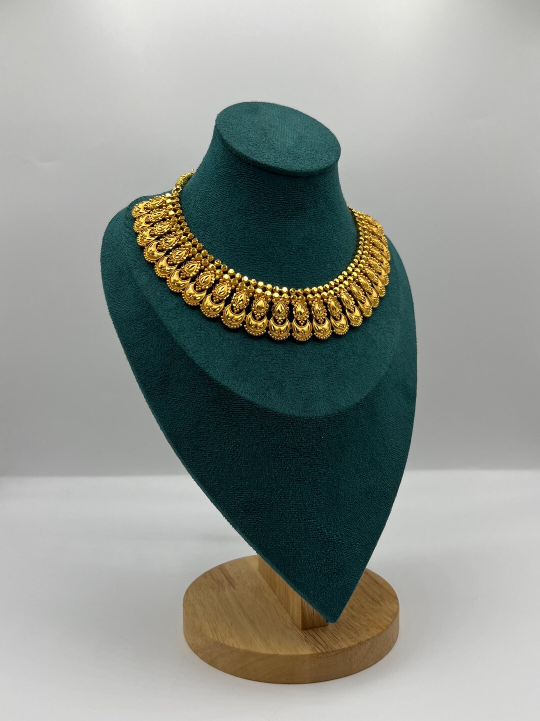 24k Gold Plated Luxury Mini Haar Necklace - Etsy UK