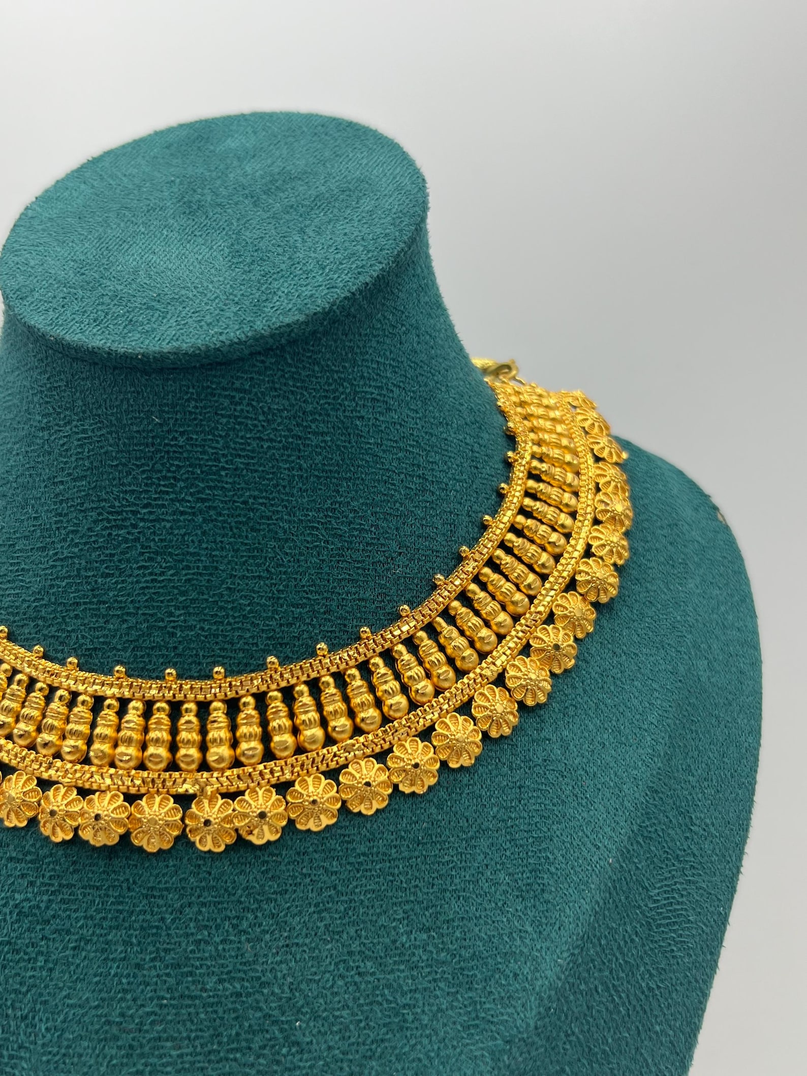 24k Gold Plated Luxury Mini Haar Necklace - Etsy