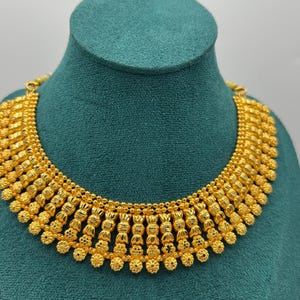 Luxury Gold Plated Mini Haar | Elegant Traditional Necklace | Indian ...