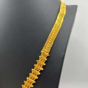 24k Gold Plated Rani Haar Set, Inspired by India, Pakistan, and Nepal ...