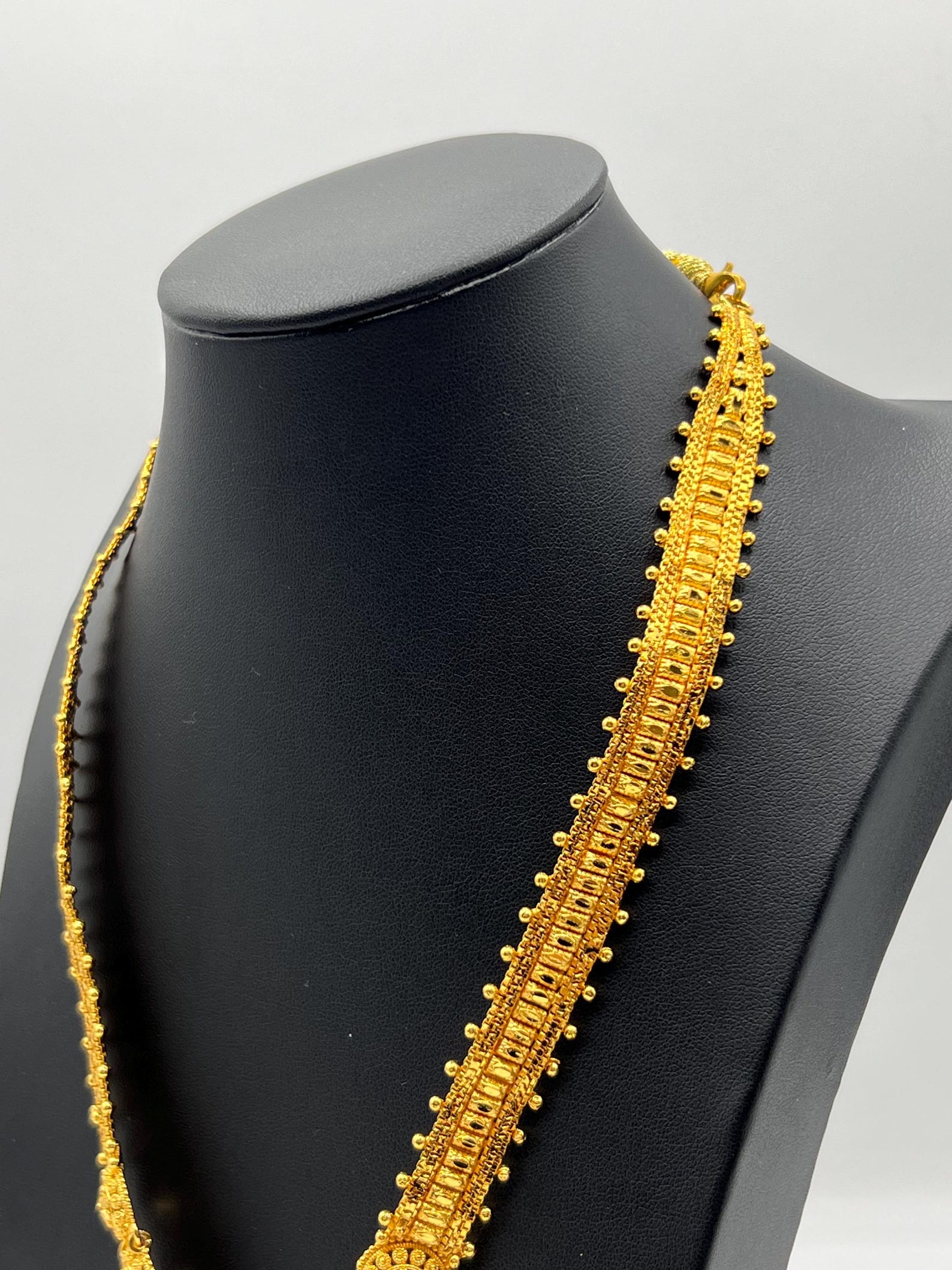 24k Gold Plated Luxurious Rani Haar Set - Etsy
