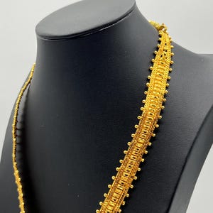 24k Gold Plated Luxurious Rani Haar Set - Etsy